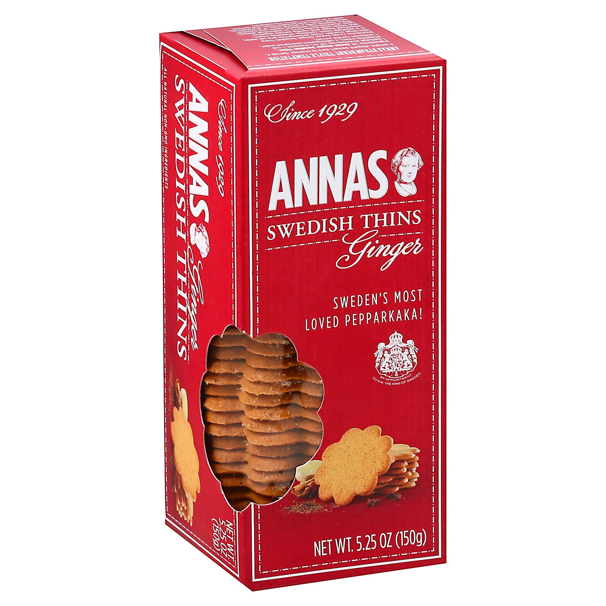 Anna's Ginger Thins - 5.25 OZ 12 Pack – StockUpExpress