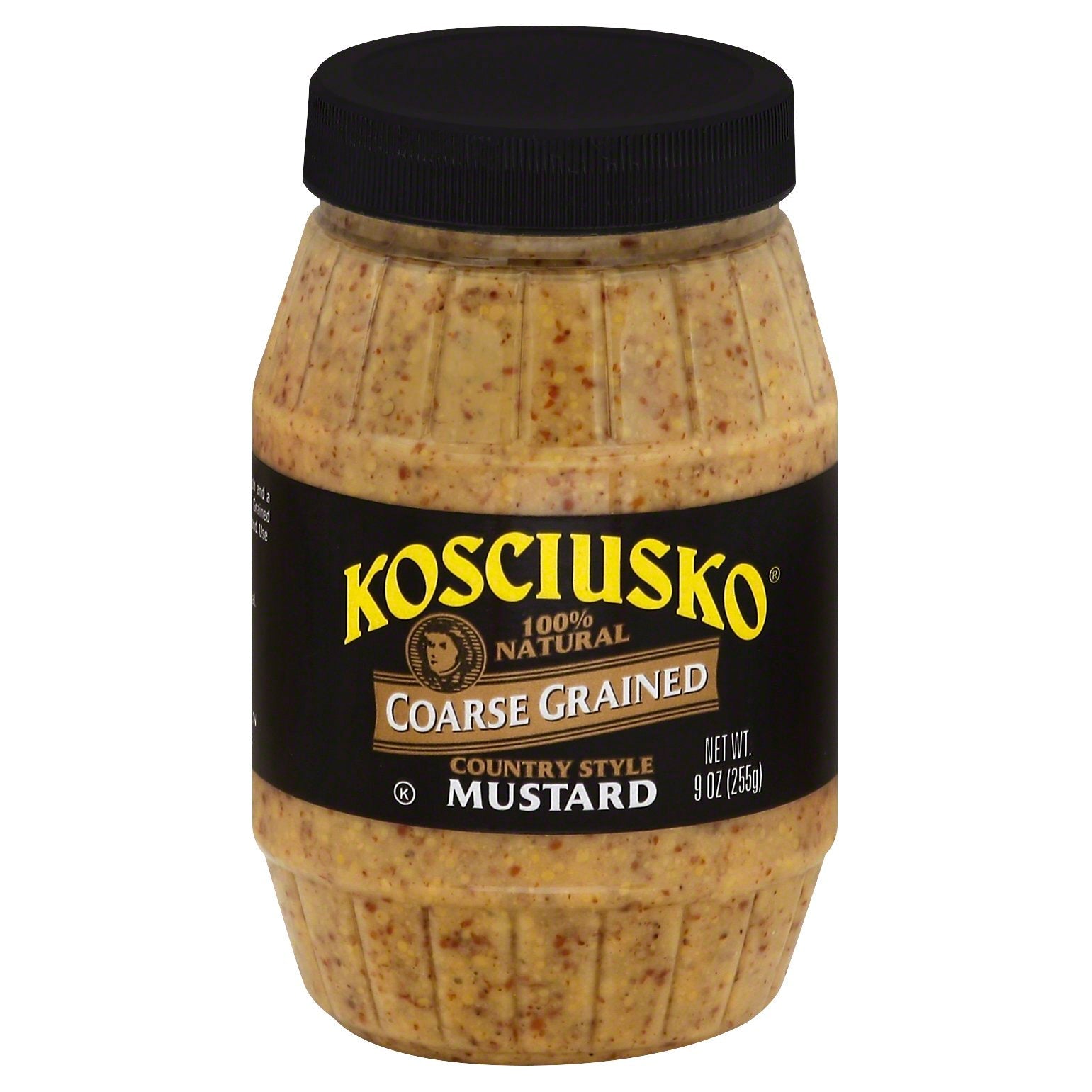 Kosciusko Coarse Grained Country Style Mustard - 9 OZ 12 Pack ...