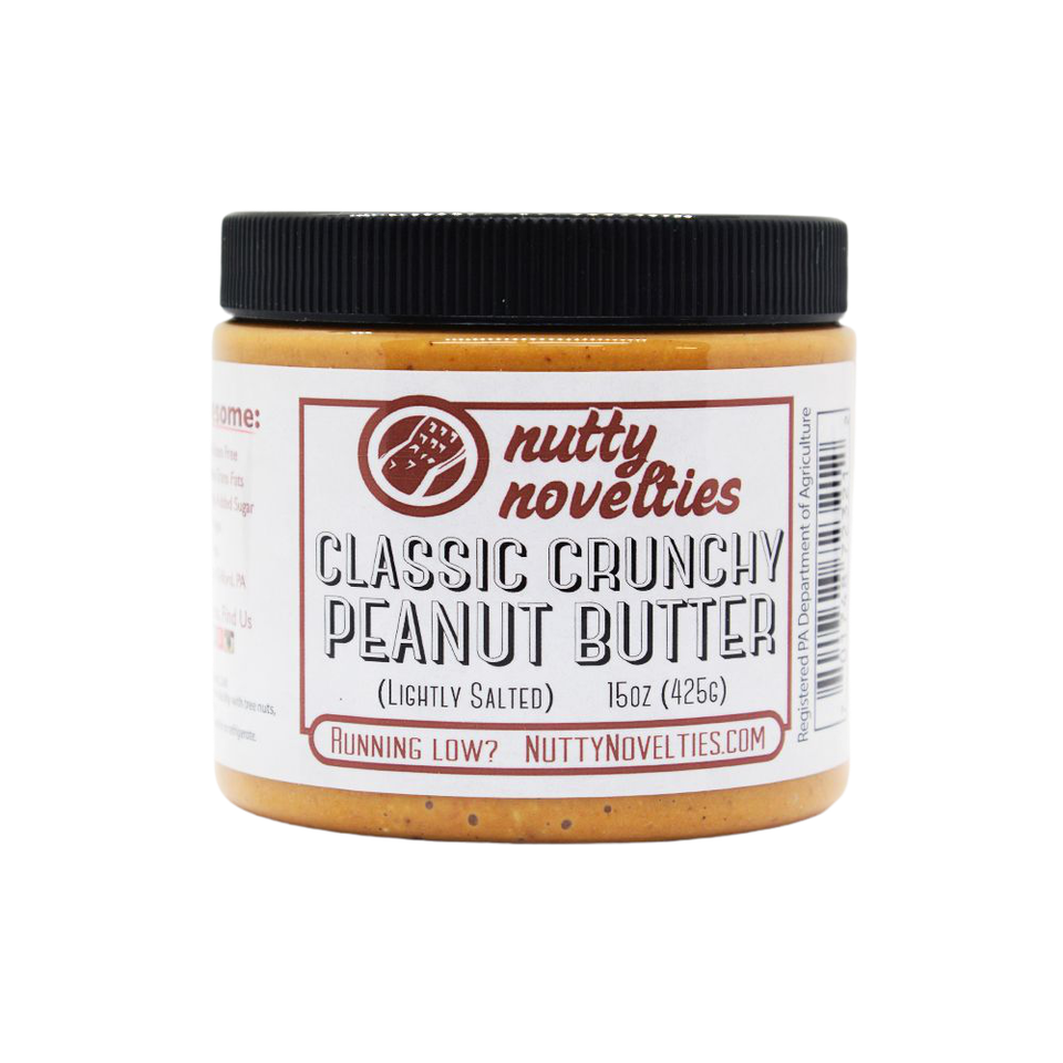 Nutty Novelties Classic Crunchy Peanut Butter - 15 OZ 12 Pack ...