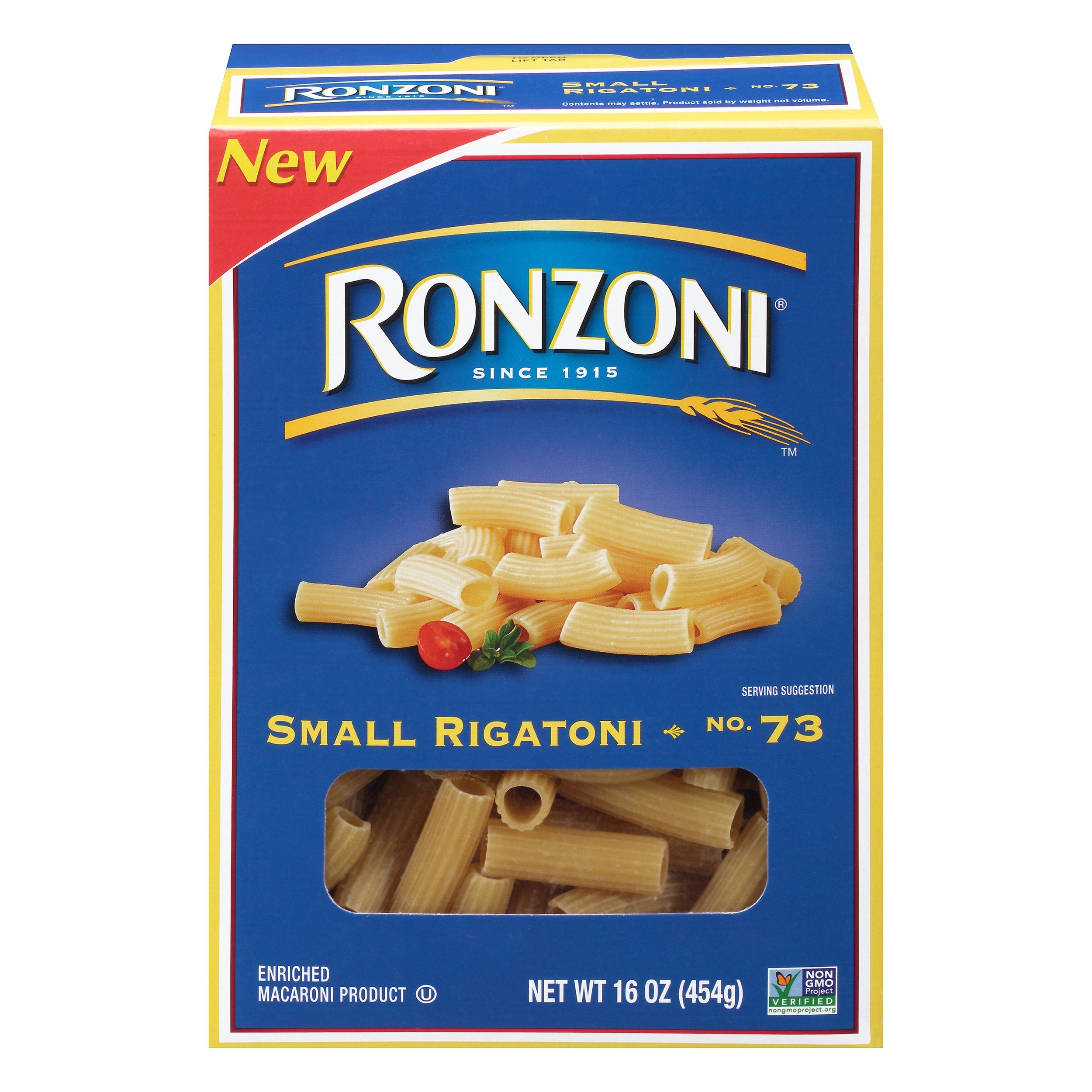 Ronzoni Small Rigatoni - 16 OZ 12 Pack – StockUpExpress