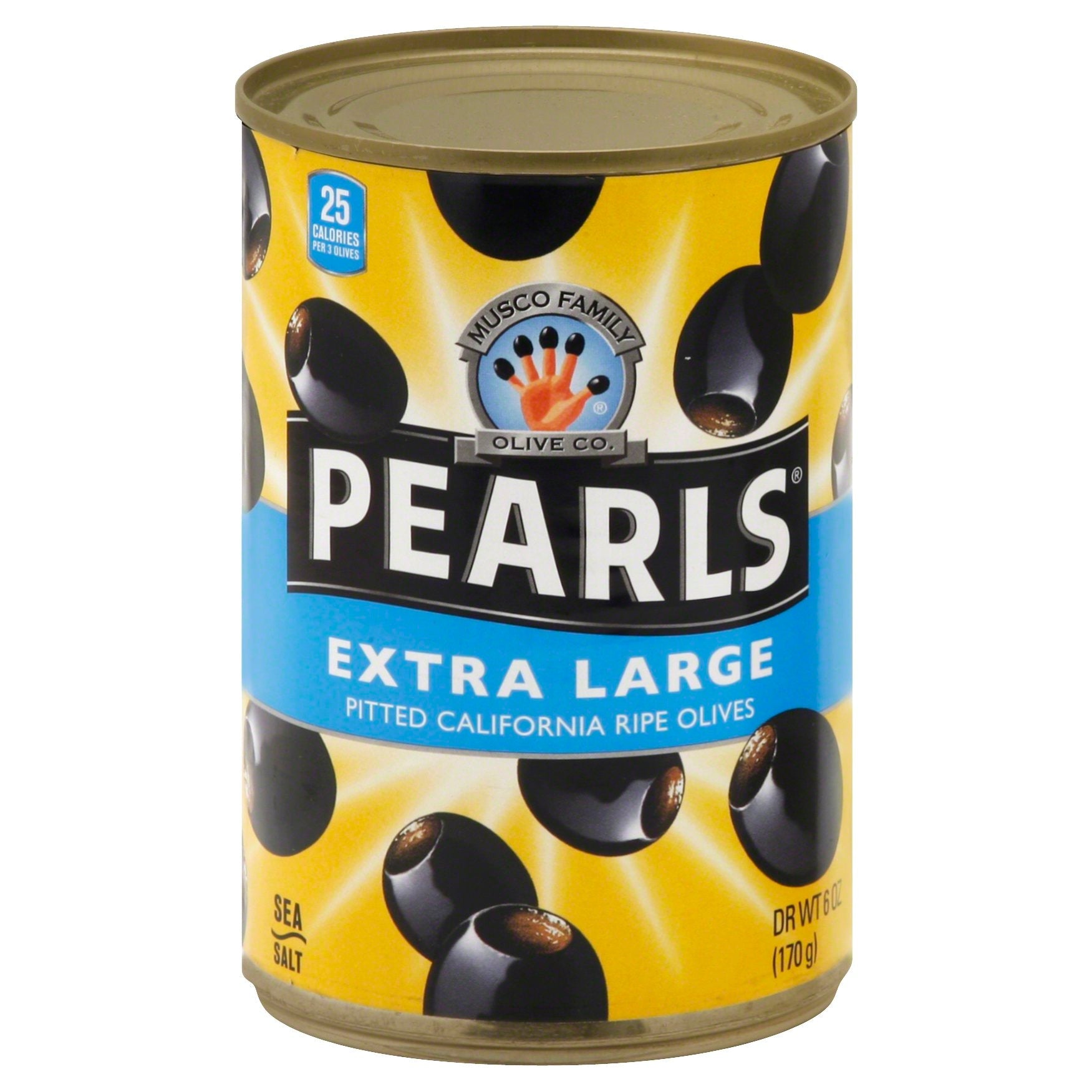 Pearls Extra Large Black Olives - 6 OZ 12 Pack – StockUpExpress