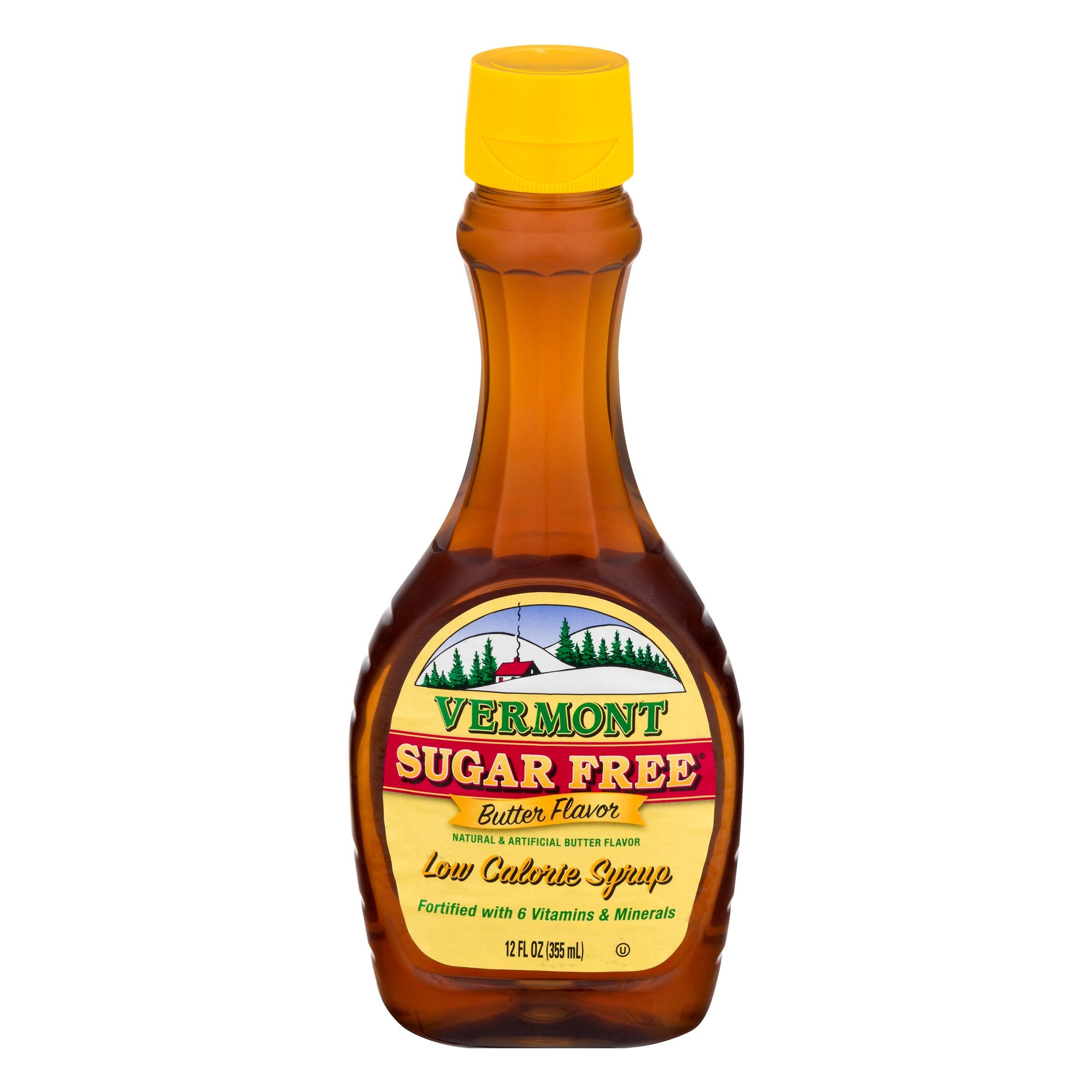 Vermont Sugar Free Butter Flavor Syrup - 12 FZ 12 Pack – StockUpExpress