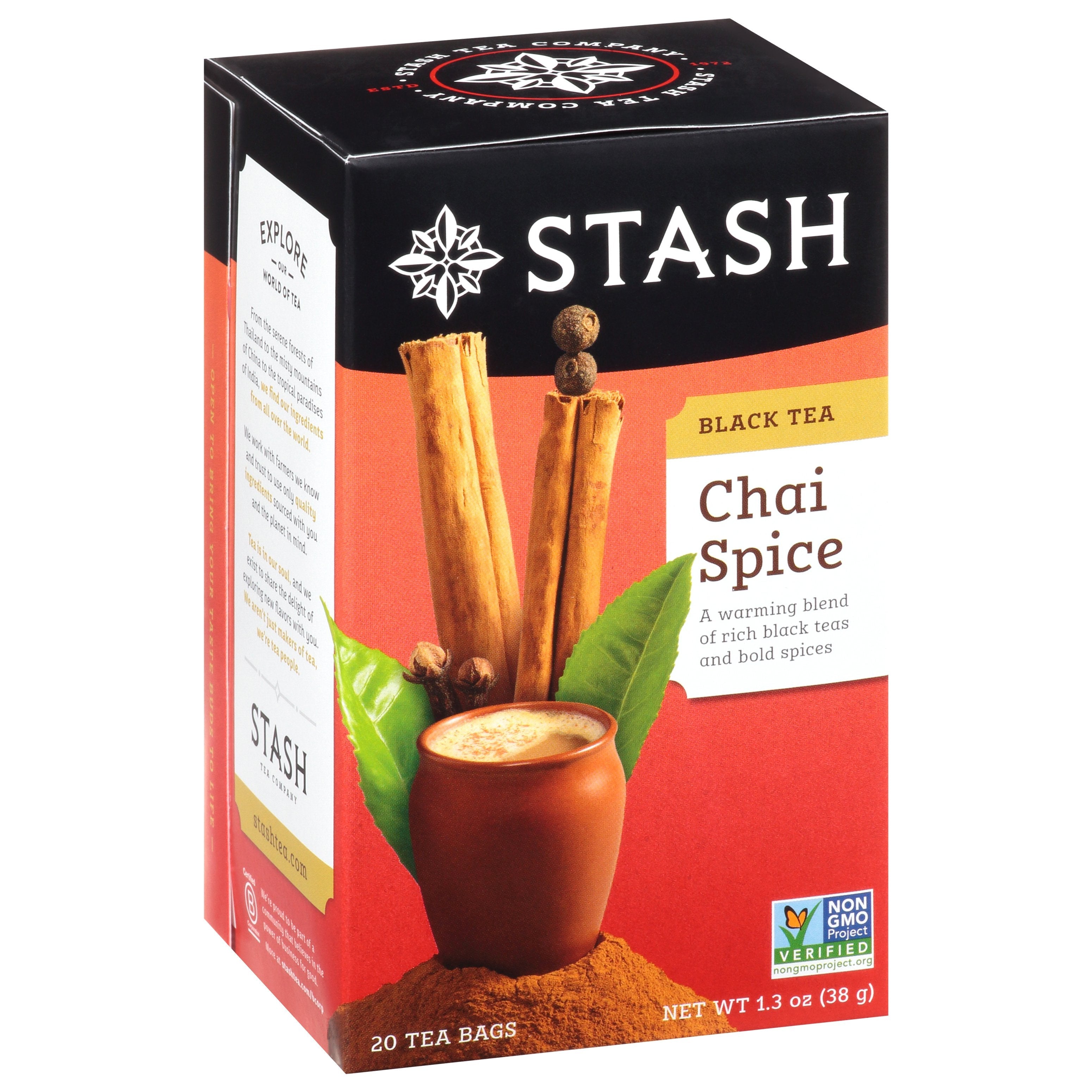 Stash Chai Spice Black Tea - 20 CT 6 Pack – StockUpExpress