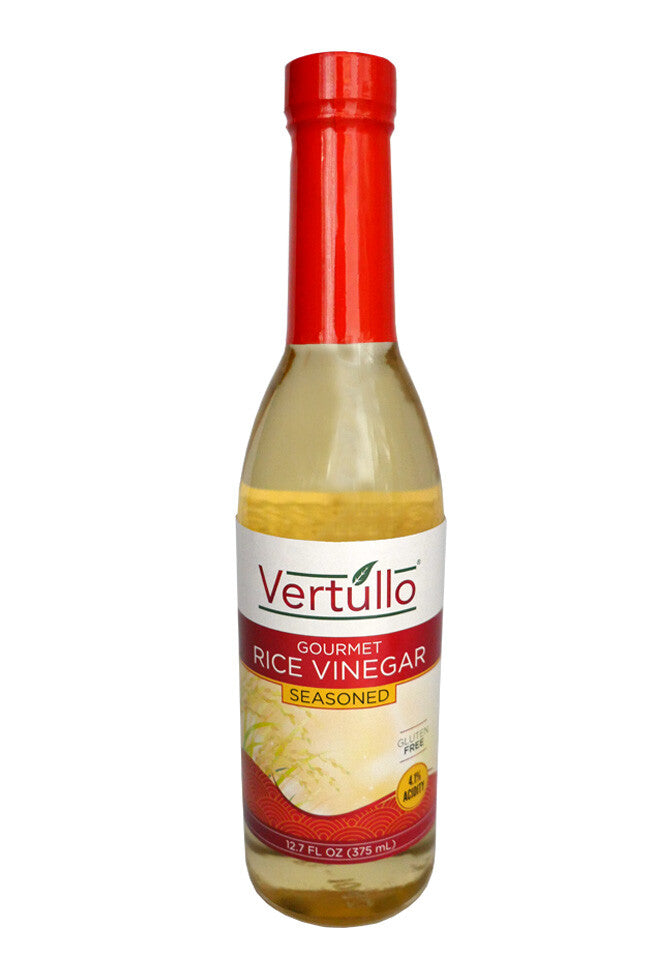 Vertullo Imports Vertullo Seasoned Rice Vinegar - 12.7 OZ 12 Pack ...