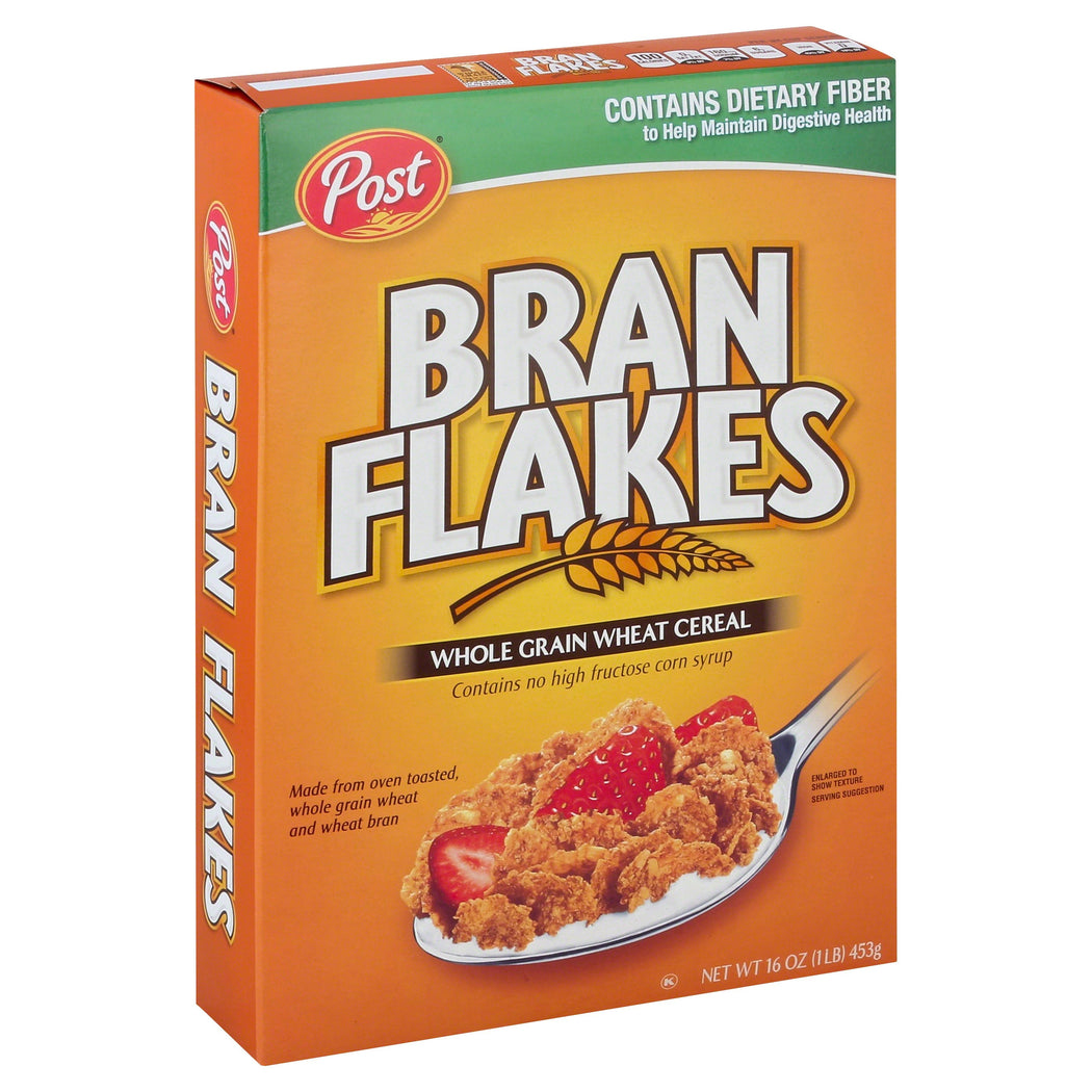 Post Bran Flakes Cereal - 16 OZ 12 Pack – StockUpExpress